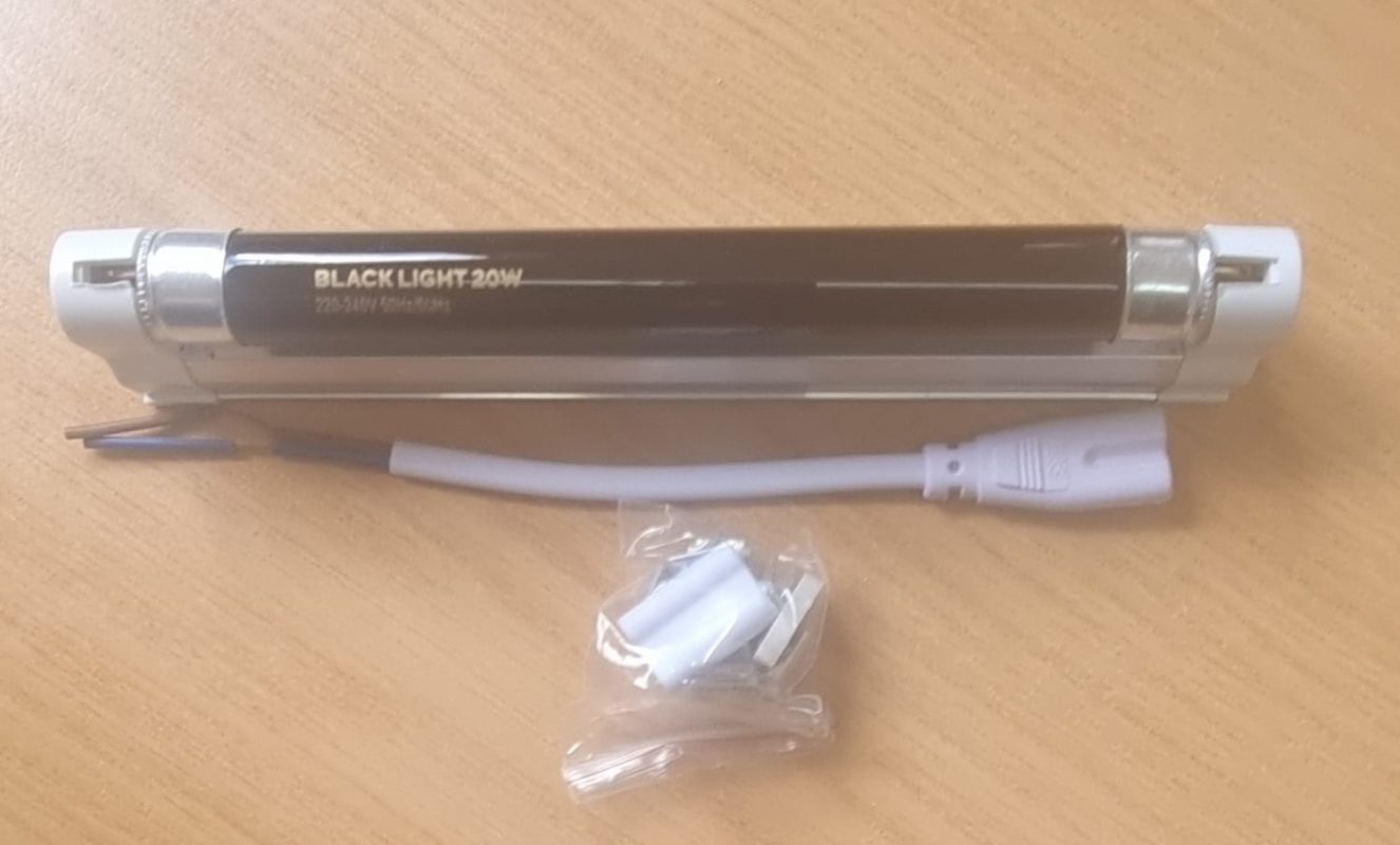 20W black light complete - Prototype DIY