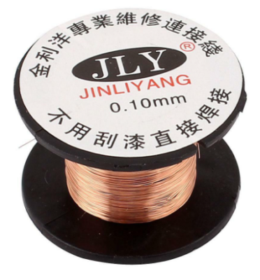 0.10mm Copper jumper wire for mobile phone micro soldering - Prototype DIY