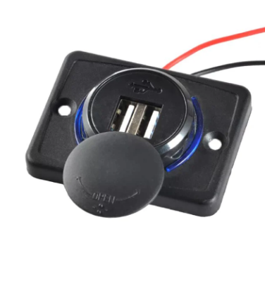 2 x USB Charger with Sliding Cap - Prototype DIY