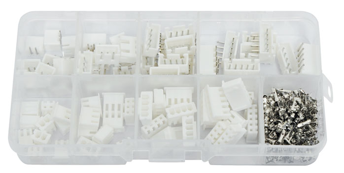 2.54mm 90° Boxed Header Connector Kit JST - Prototype DIY