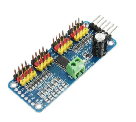 PCA9685 16-Channel 12-bit PWM Servo Motor Driver I2C Module - Prototype DIY